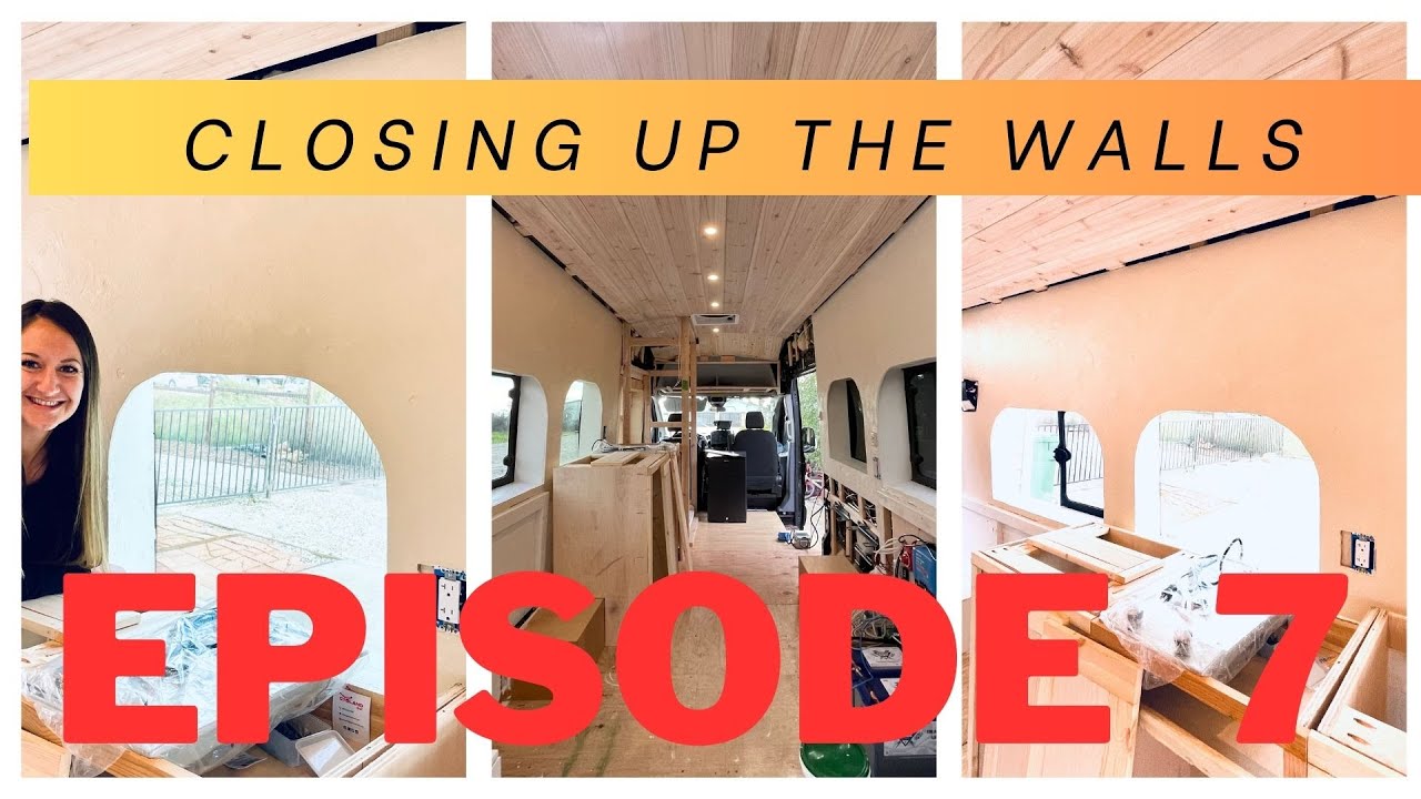 How to Create WALLS WITH WINDOWS for a Van Conversion: Beginner DIY ...