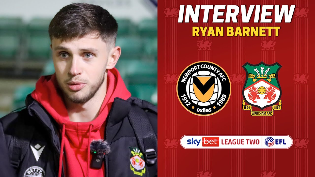 INTERVIEW | Ryan Barnett after Newport County - YouTube