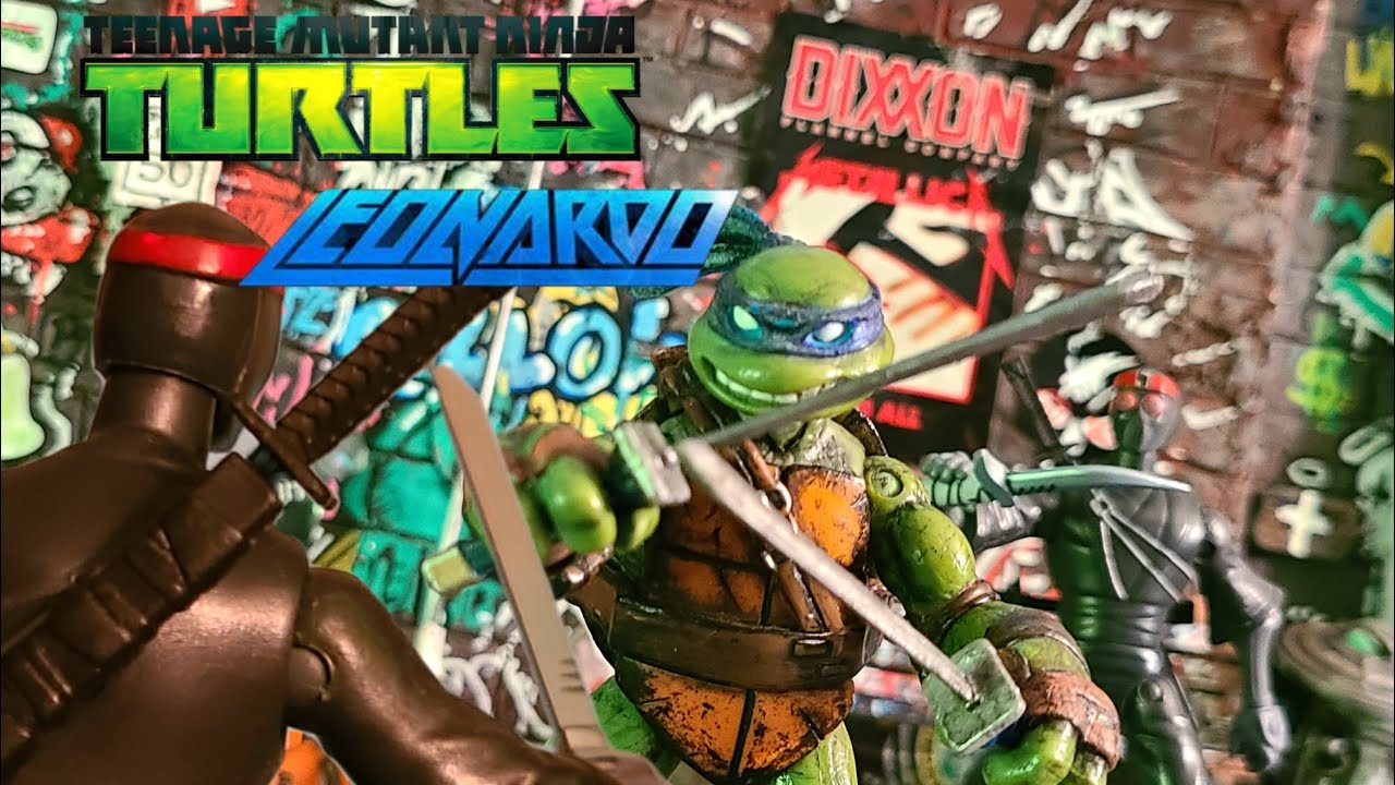 TMNT 2012 Leonardo vs. FootBots Stop Motion Animation Short 2025!! 🐢🗣 ...