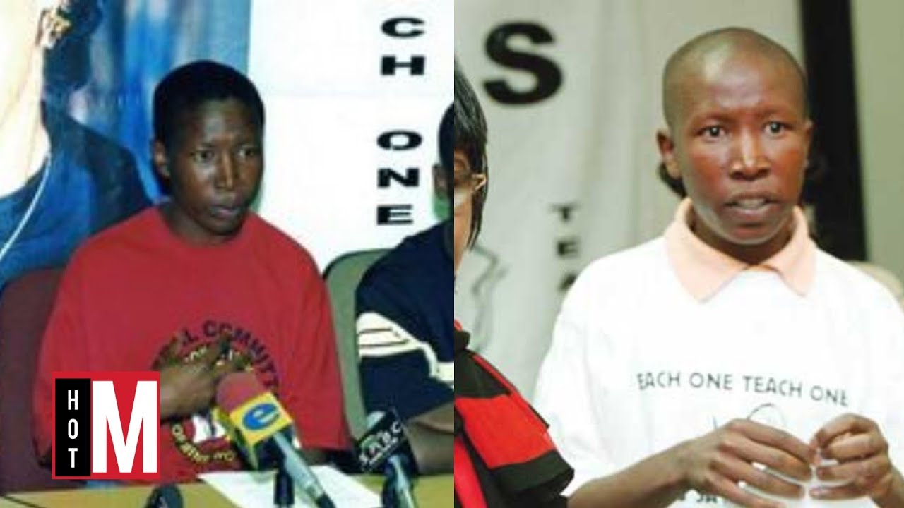 Julius Malema's Childhood Pictures Before Politics - YouTube