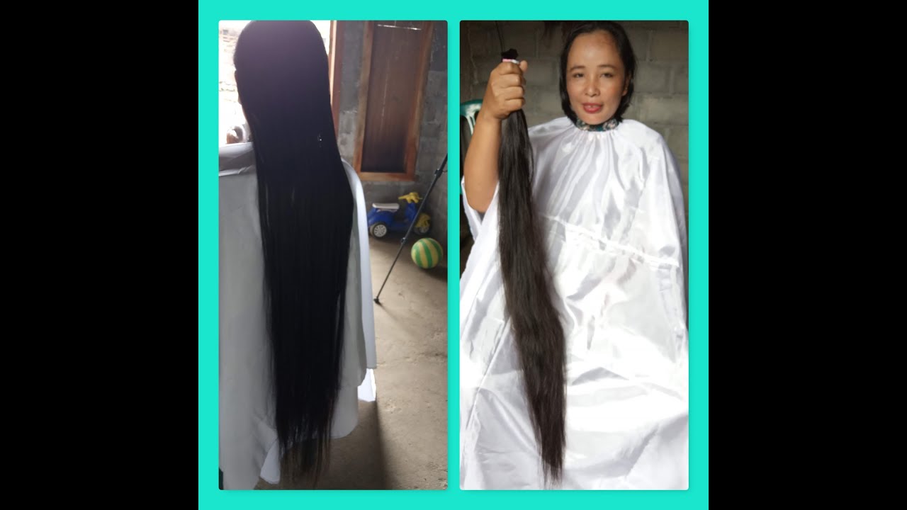 Part 2 Very Long Hair Cut Into Short Bob YA28082019 eXtreme Haircutting ...