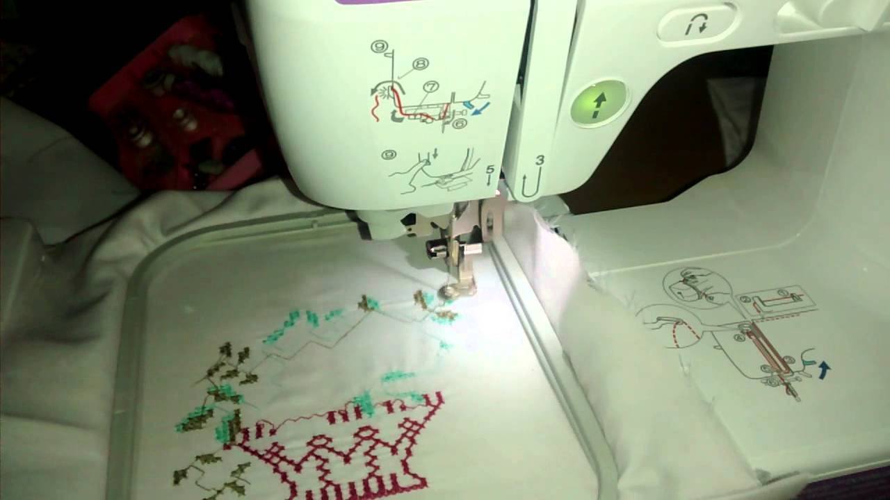 Brother SE 400 embroidery sewing machine - YouTube
