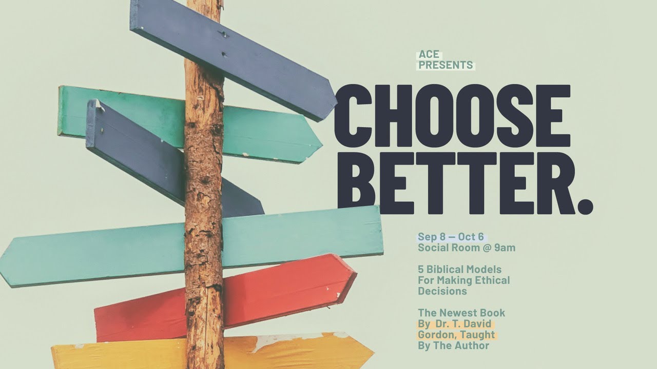 Choose Better Week 1 - YouTube