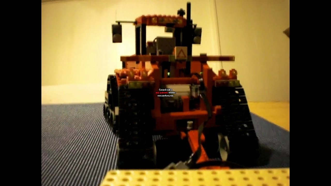 Lego Case Quadtrac Tractor - YouTube