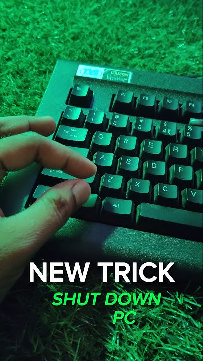 Shortcut Key Computer Shut Down 🖥️ New Trick Pc Shut Down #Short # ...