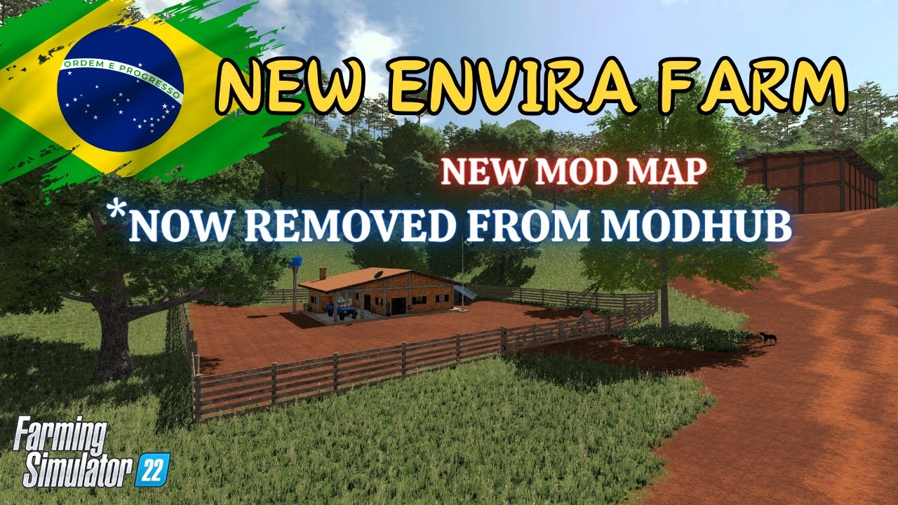 "NEW ENVIRA FARM" FS22 Map Tour/Review | New Mod Map | Farming ...