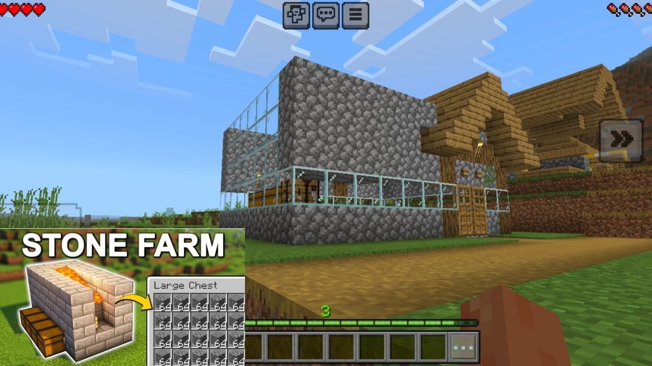 We make unlimited stone farm🪨🪨🪨🪨 - YouTube
