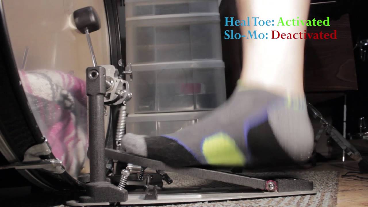 "Heel Toe" technique in slow motion - YouTube