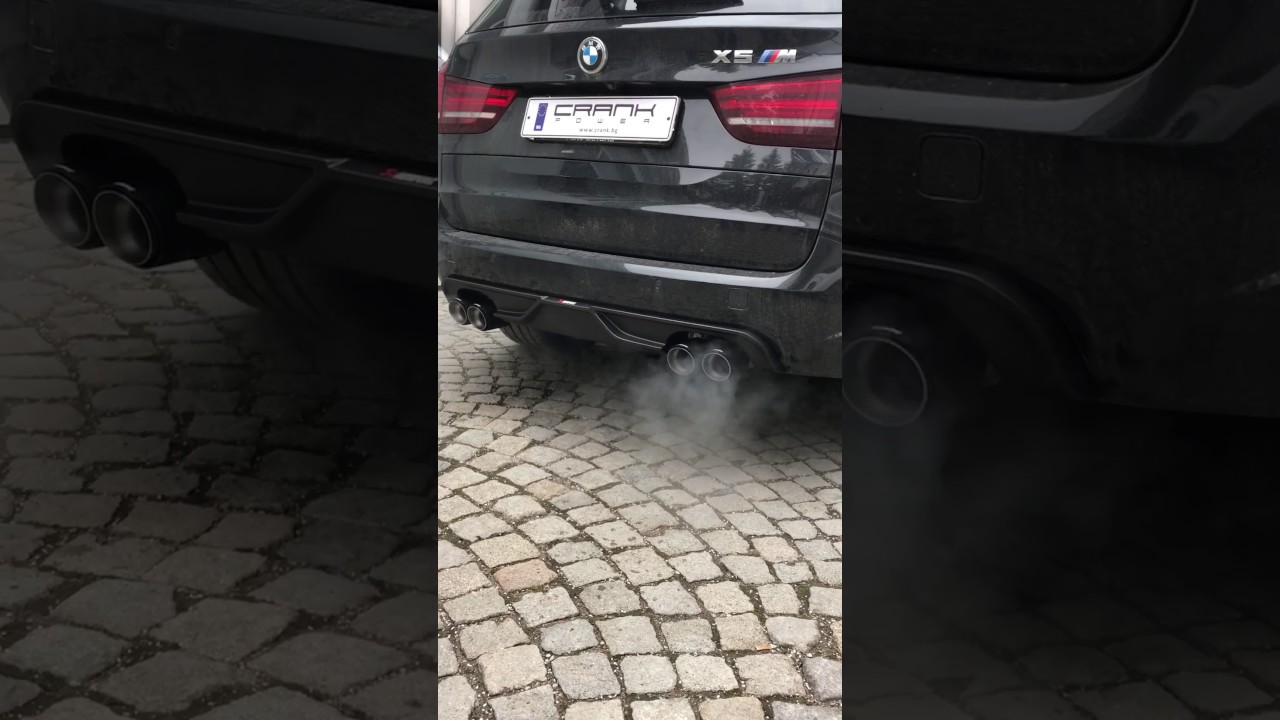 BMW X5M F85 Akrapovic Sound - YouTube