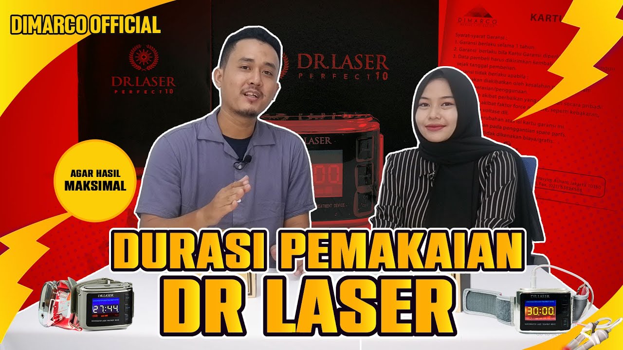 LAMA PEMAKAIAN DR LASER | CARA PENGGUNAAN DR LASER - YouTube