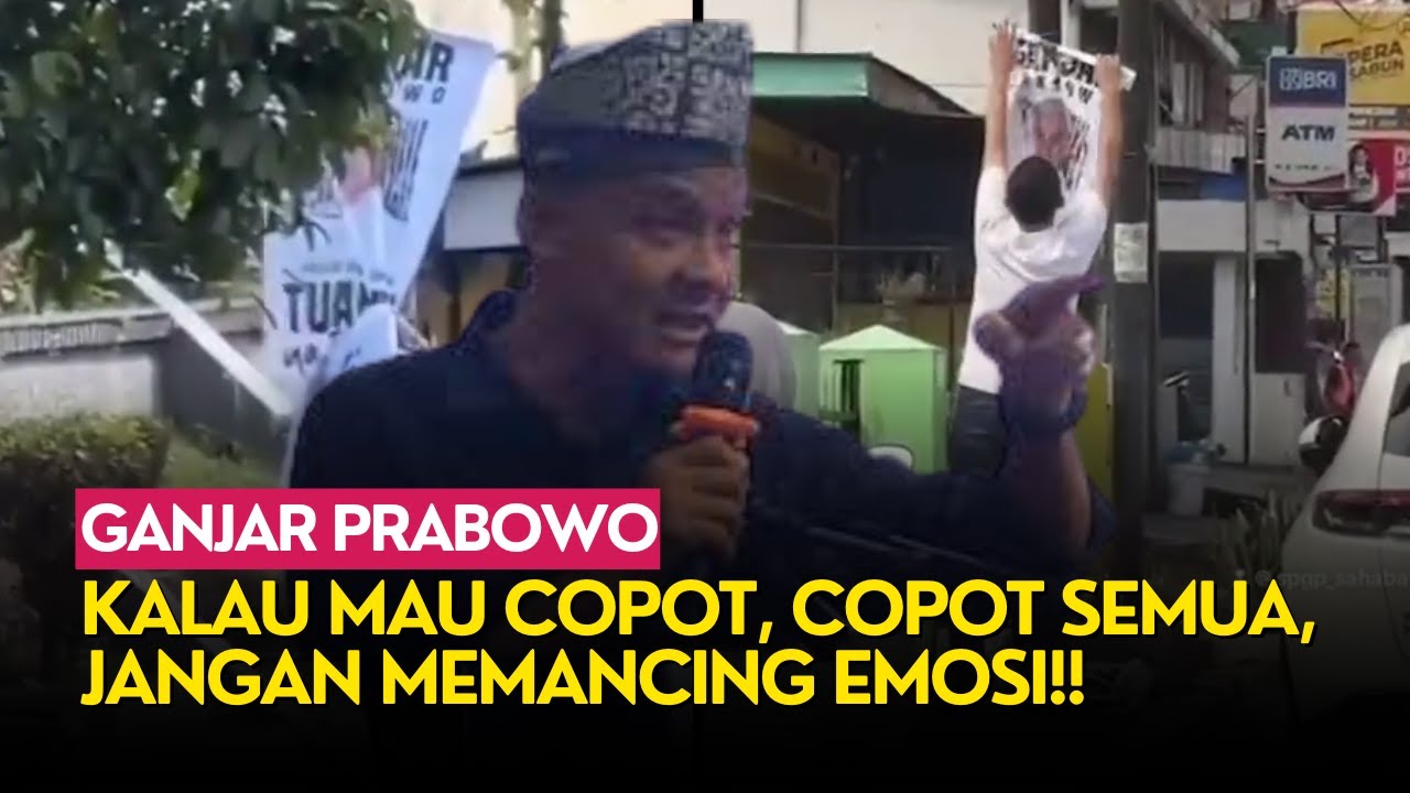 Pencopotan Poster di Pematang Siantar, Ganjar: Kalau Mau Copot, Copot ...