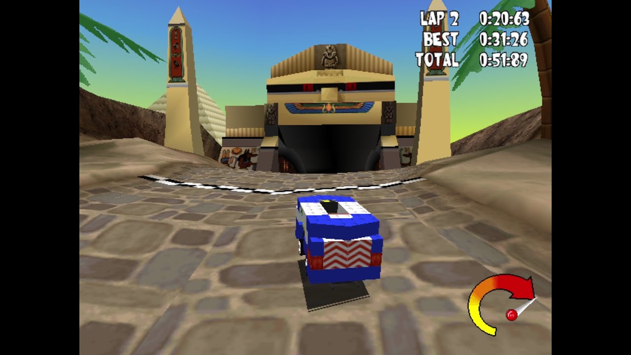 [Former WR] LEGO Racers: Desert Adventure Dragway - Time Race: 3-Lap ...