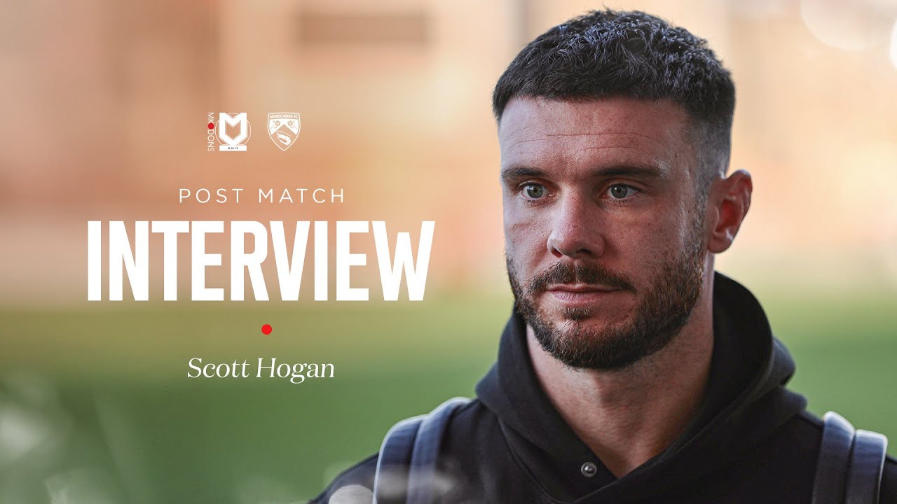 INTERVIEW: Scott Hogan on his first MK Dons goal - YouTube