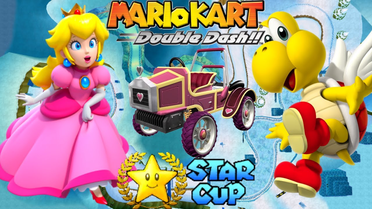 Mario Kart Double Dash Star Cup 150cc (Peach & Paratroopa) - YouTube