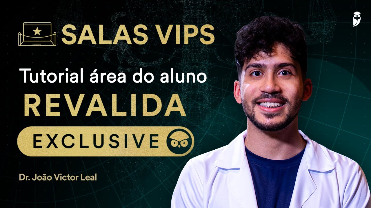 Tutorial área do aluno - Revalida Exclusive - João Victor Leal - YouTube