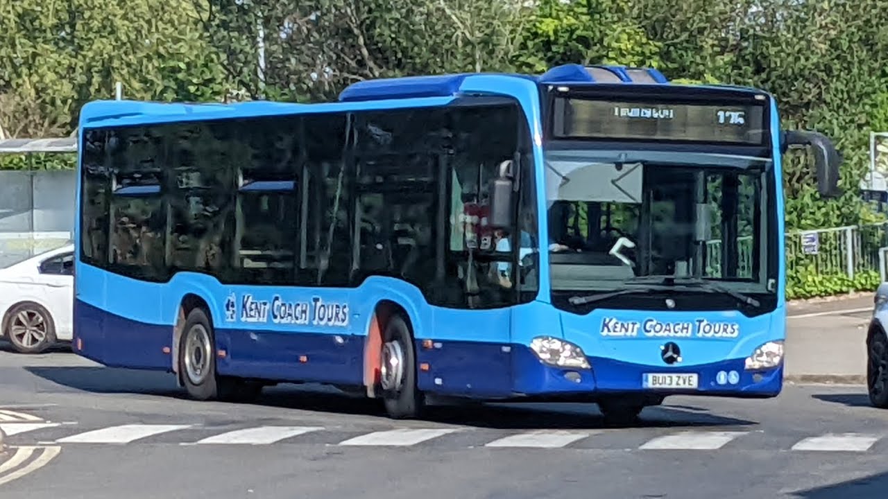 Kent Coach Tours BU13 ZVE Mercedes Citaro - YouTube