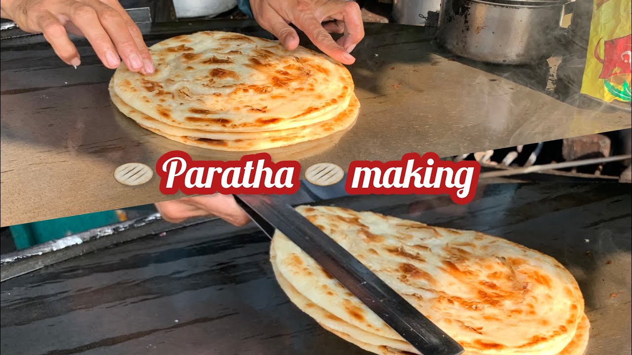 Behind the Scenes: How Parathas are Made at Local Shops - YouTube