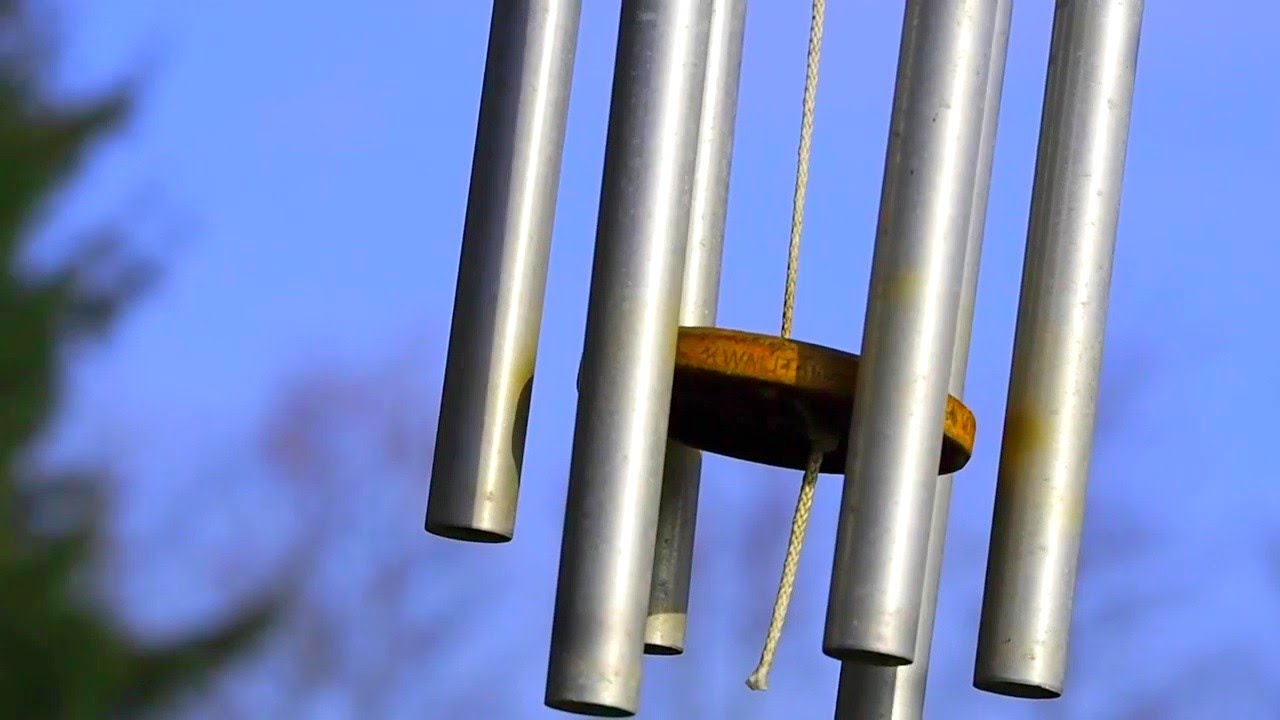 🎐 Wind Chime sound effect 10 hours - white noise meditation peaceful ...