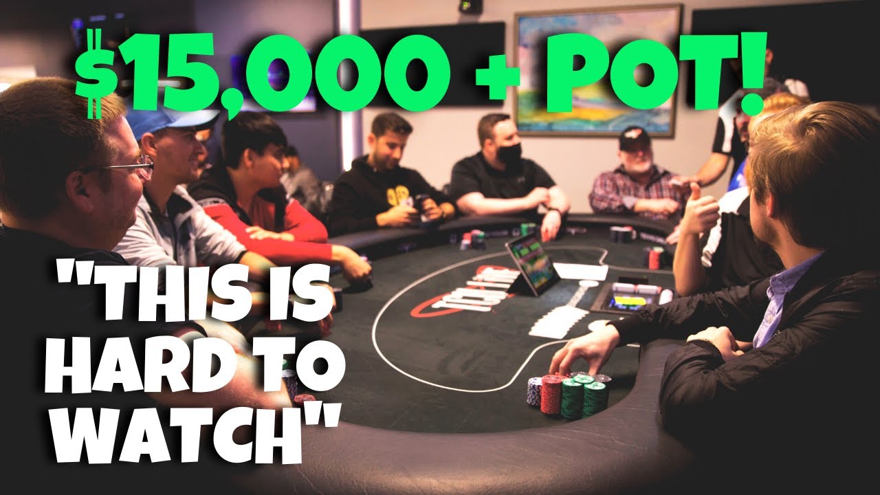 THIS IS HARD TO WATCH | 15k+ Pot - YouTube