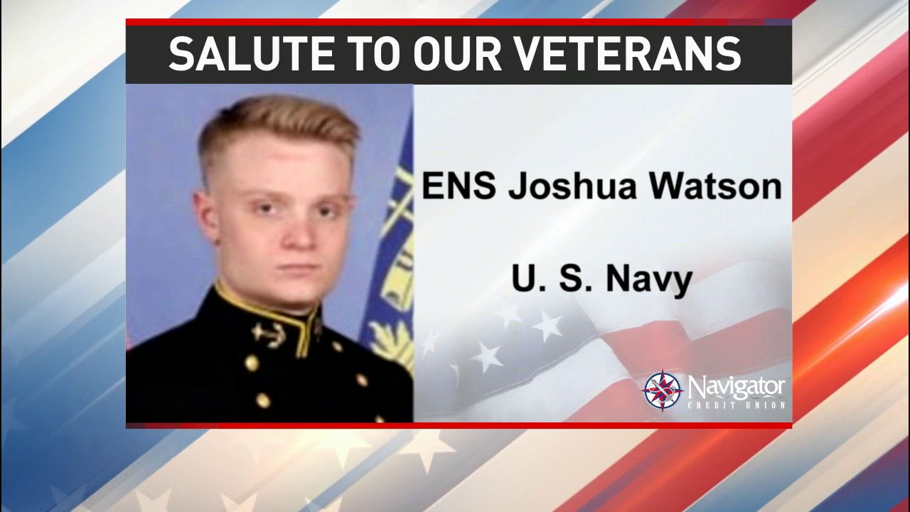 Salute to our veterans: Ensign Joshua Watson - NBC 15 WPMI - YouTube