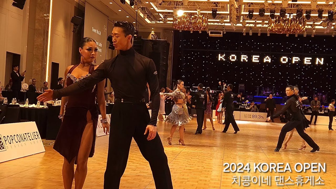 Nam Gihyeon&Han Sojin남기현한소진-chachacha/2024Korea Open Pro Latin.1R.#2024 ...