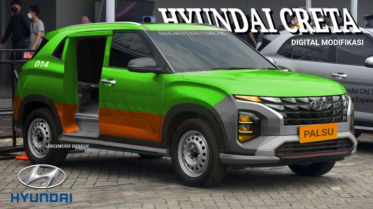 MODIF HYUNDAI CRETA JADI ANGKOT | Digital Modifikasi | Digimods DESIGN ...