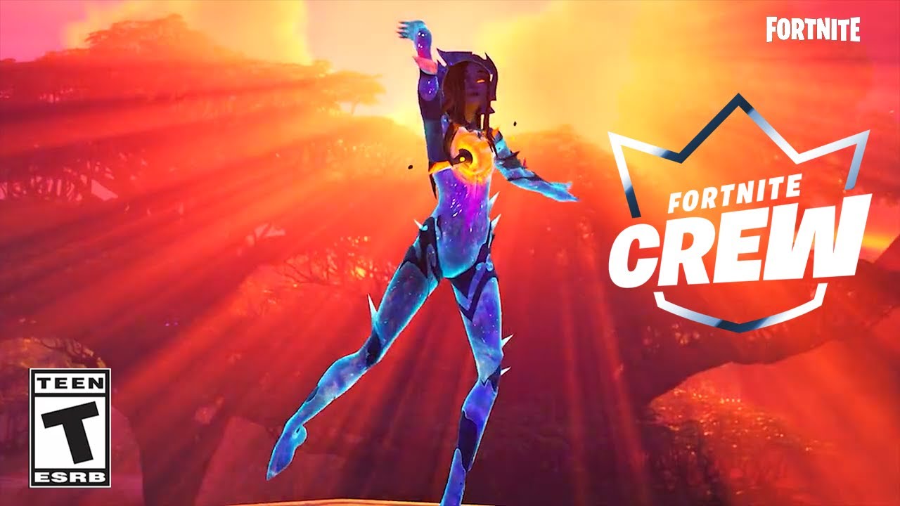 Fortnite September Crew Trailer - Astrea Skin first look - YouTube