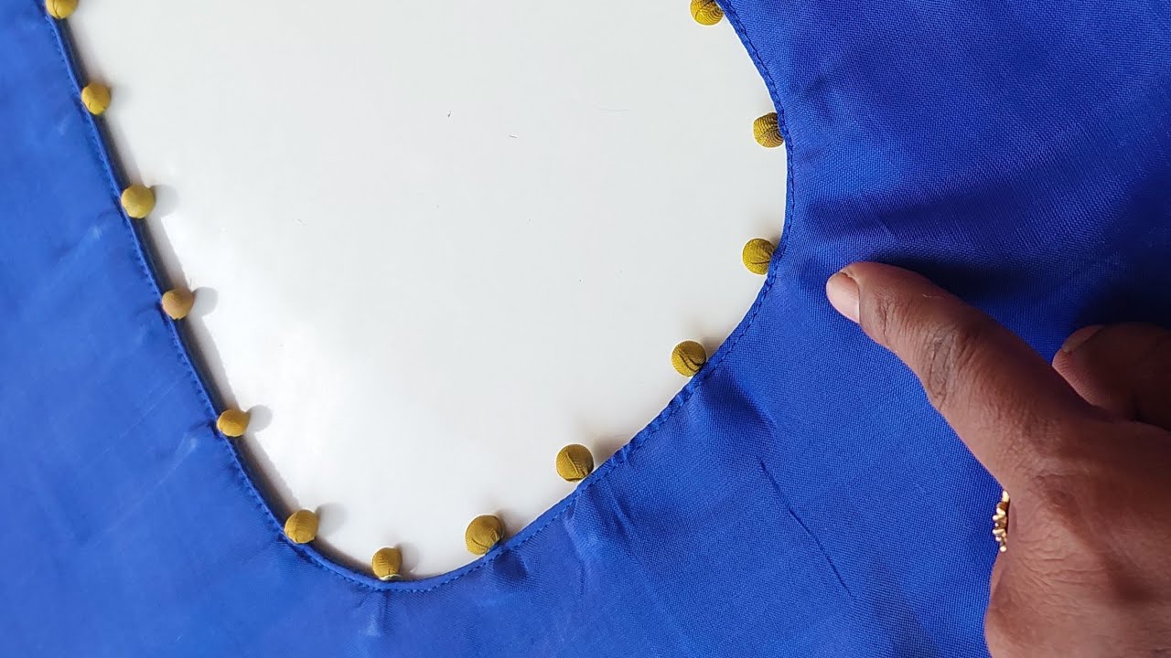 thermocol balls design " Thermocol Balls Blouse Design for Beginners ...