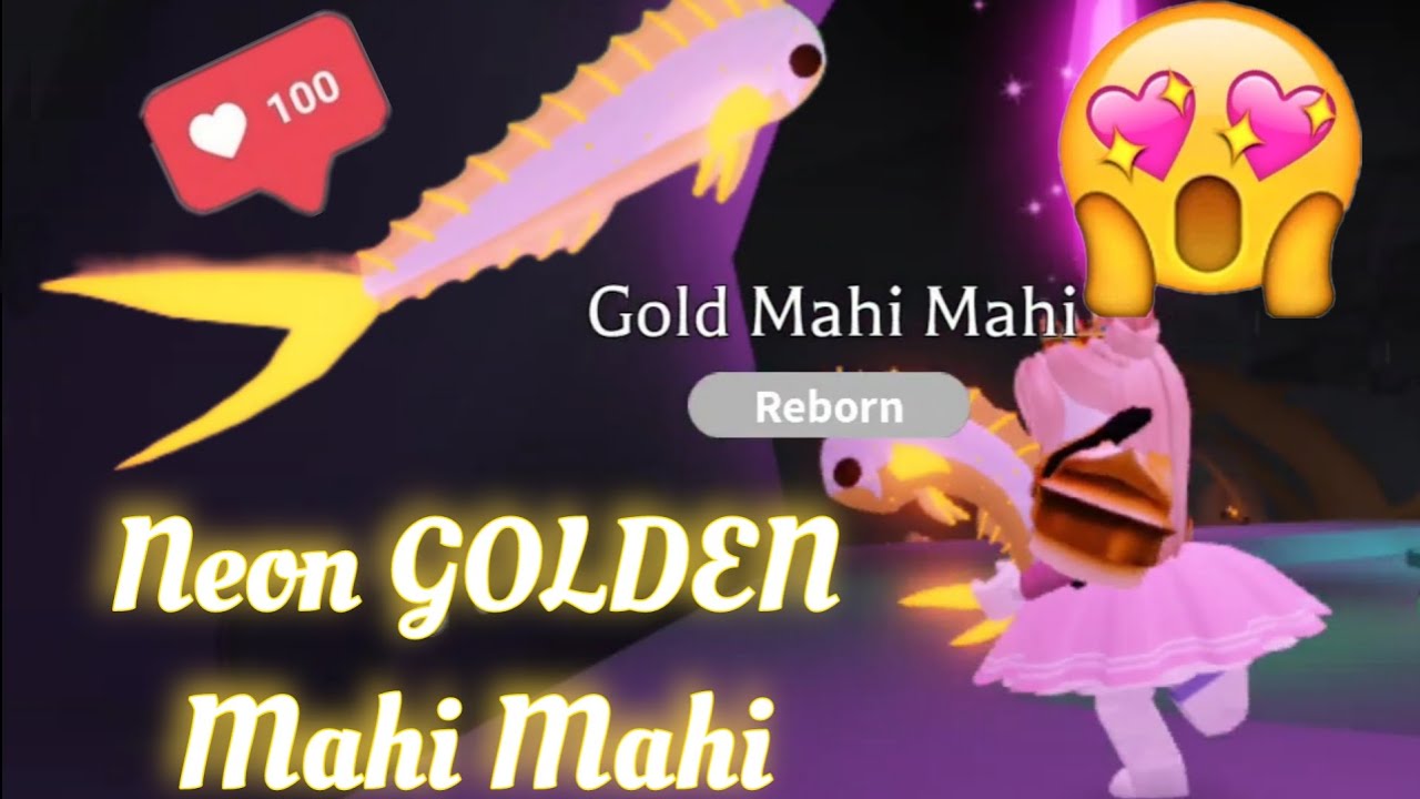 Neon Golden Mahi Mahi Making at Roblox Adopt Me | Dandra Makes Neon 🥰 ...