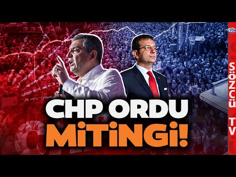 Ordu'dan Canlı Yayın | CHP'den Büyük Ordu Mitingi! Meydanlar Doldu Taştı!
