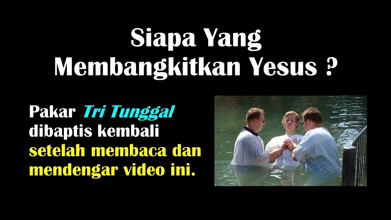 Siapa Yang Membangkitkan Yesus ? - YouTube