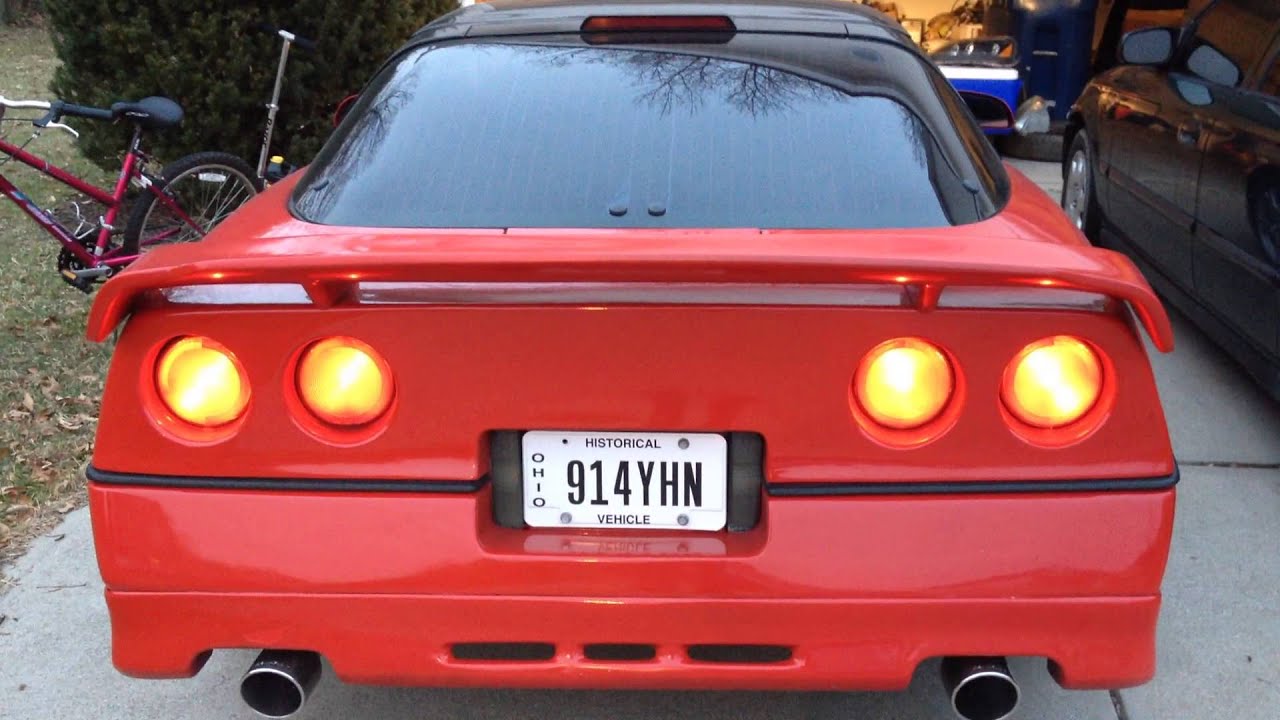 1985 C4 Corvette - MagnaFlow Exhaust System - YouTube