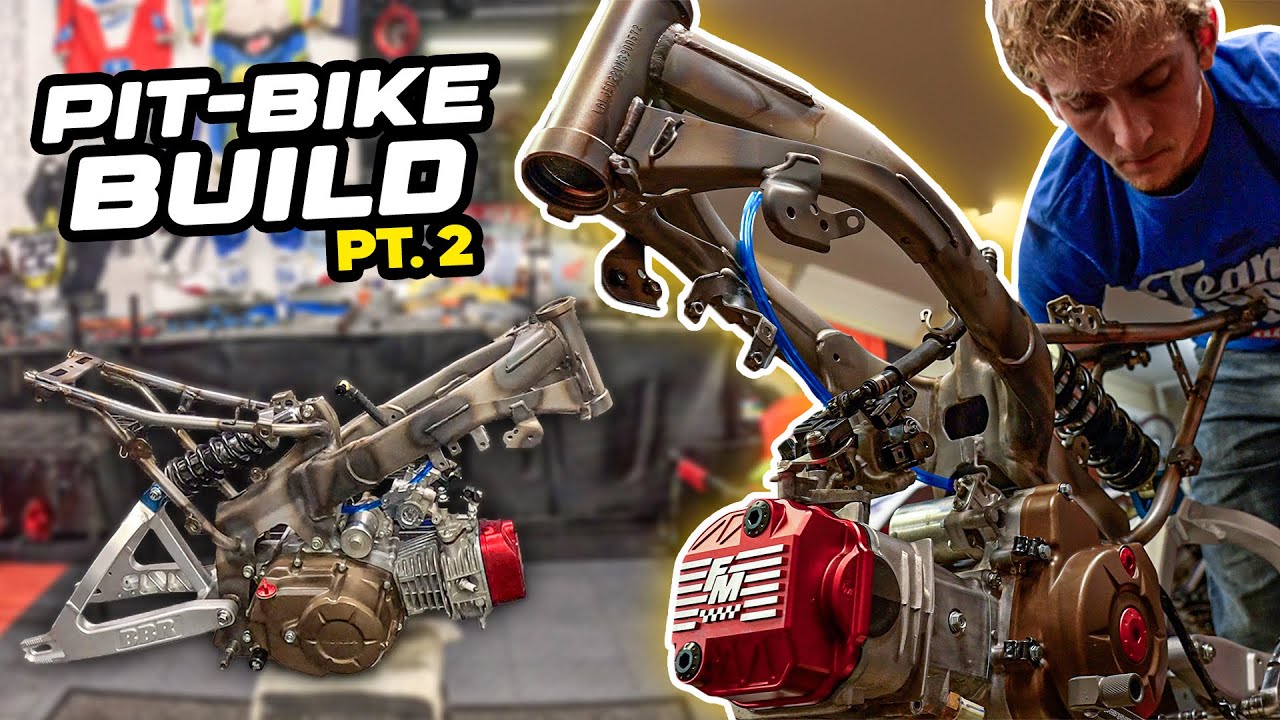 Cerakoting A CRF 110 | Dream Pit Bike Build Pt. 2 - YouTube