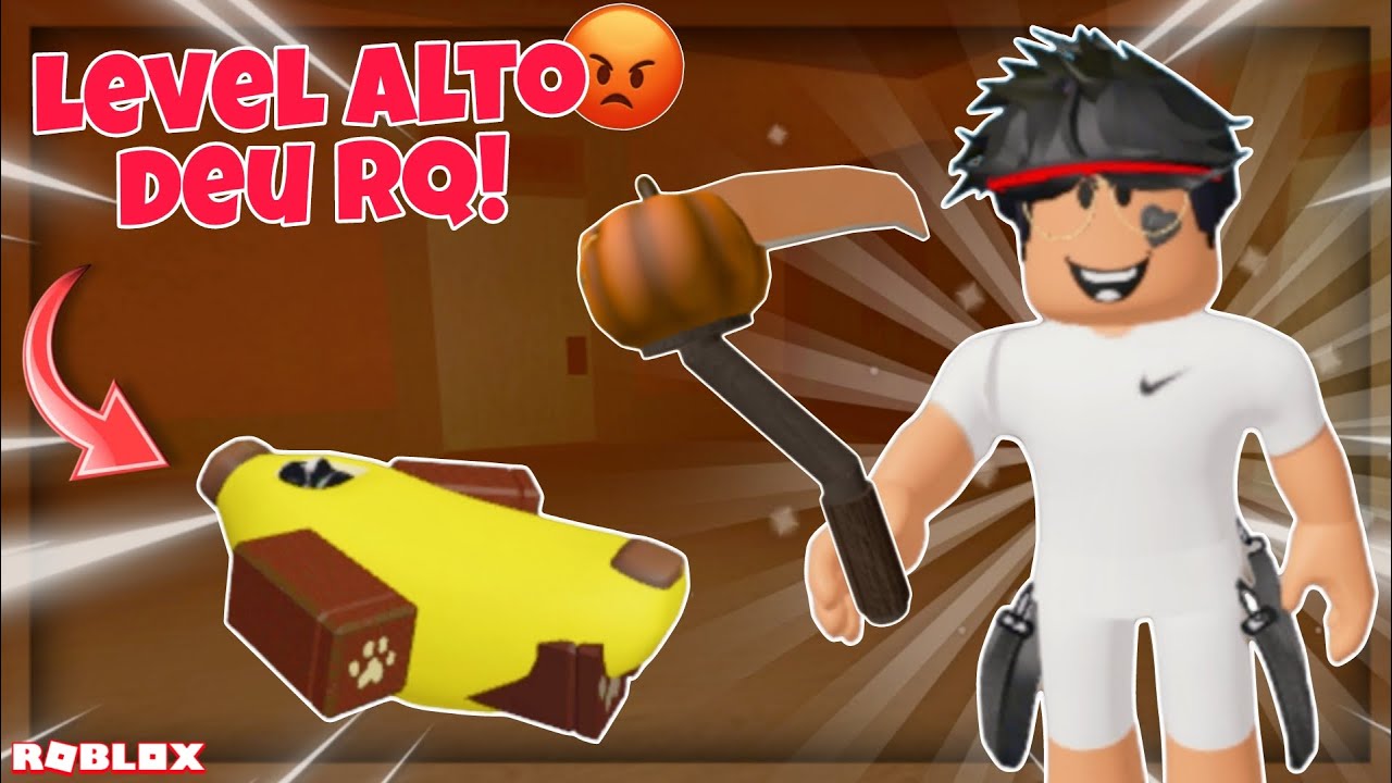 TESTANDO A MARRETA PUMPKIM SLICE + LEVEL ALTO DEU RQ!😡 Flee the ...