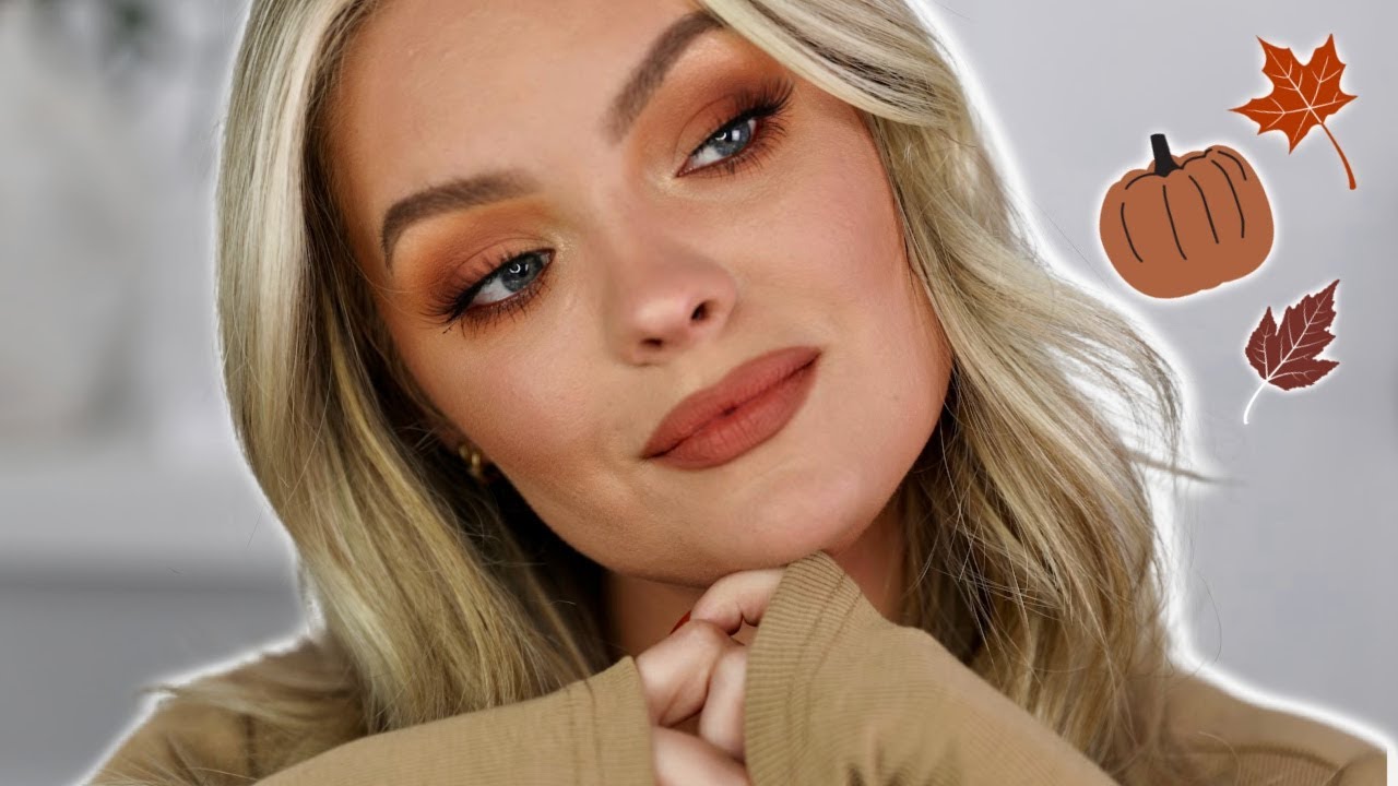 PUMPKIN SPICE MAKEUP TUTORIAL 2021 - YouTube