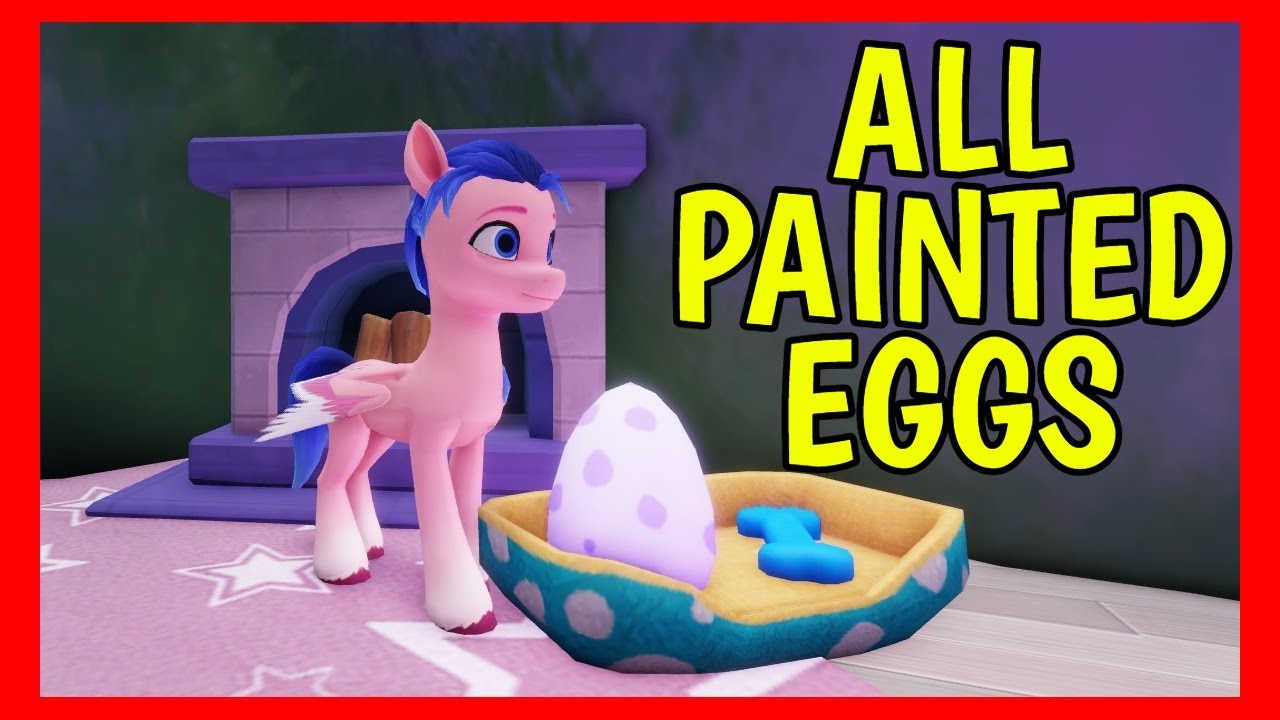 Roblox MY LITTLE PONY RP How to get ALL PAINTED EGGS - YouTube