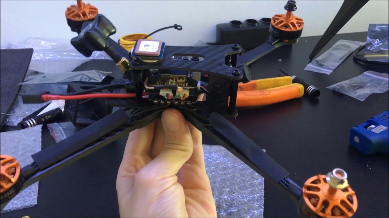 montagem do tyro 129 drone racer bom e barato para long range - YouTube