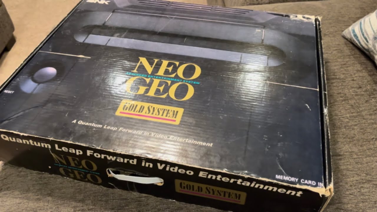 Neo Geo Aes Gold System CIB box protector first look, will it fit ...