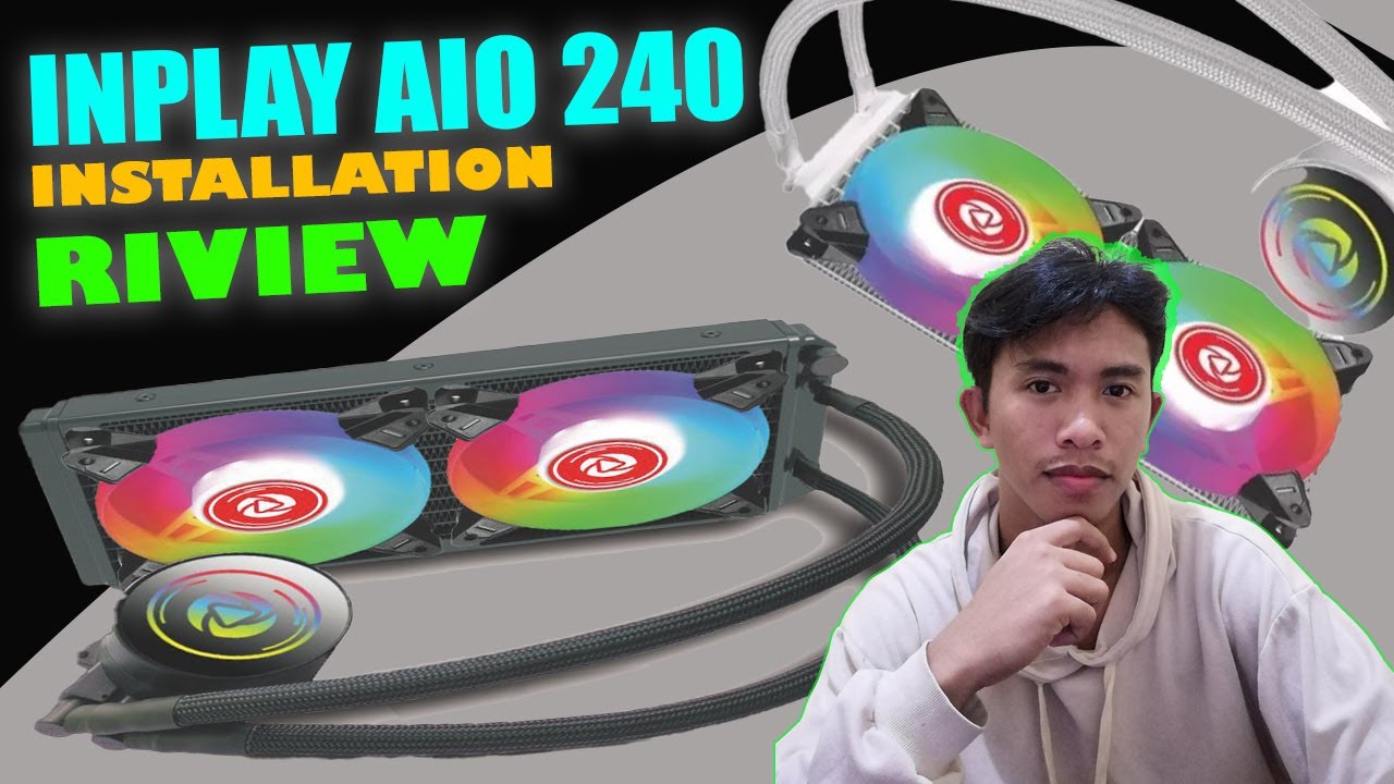 INPLAY AIO 240 - CPU OIL COOLER- ICE 240 INSTALLATION | UNBOXING ...