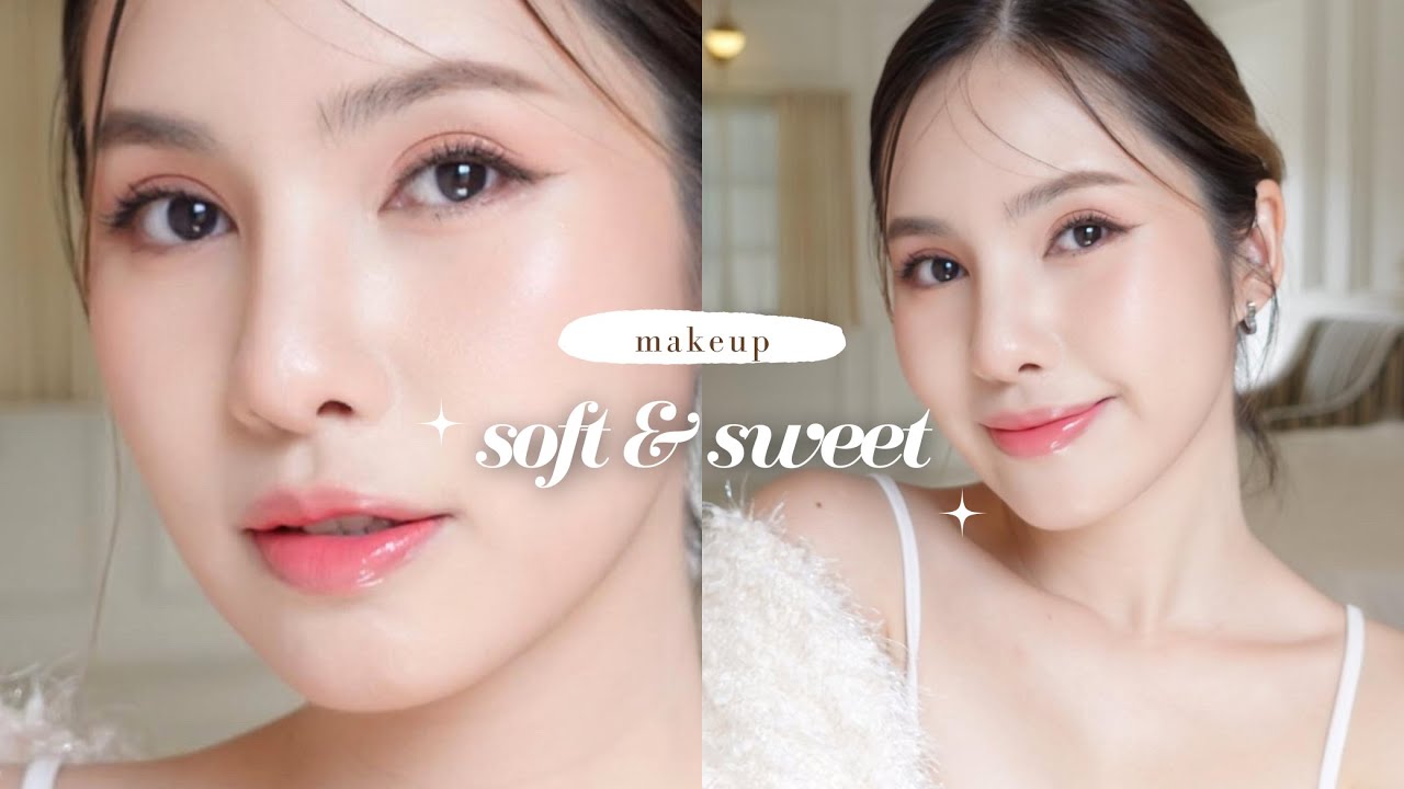 soft & sweet makeup แต่งหน้าง่ายๆ แบบหวานเจี๊ยบบบ| mininuiizz - YouTube