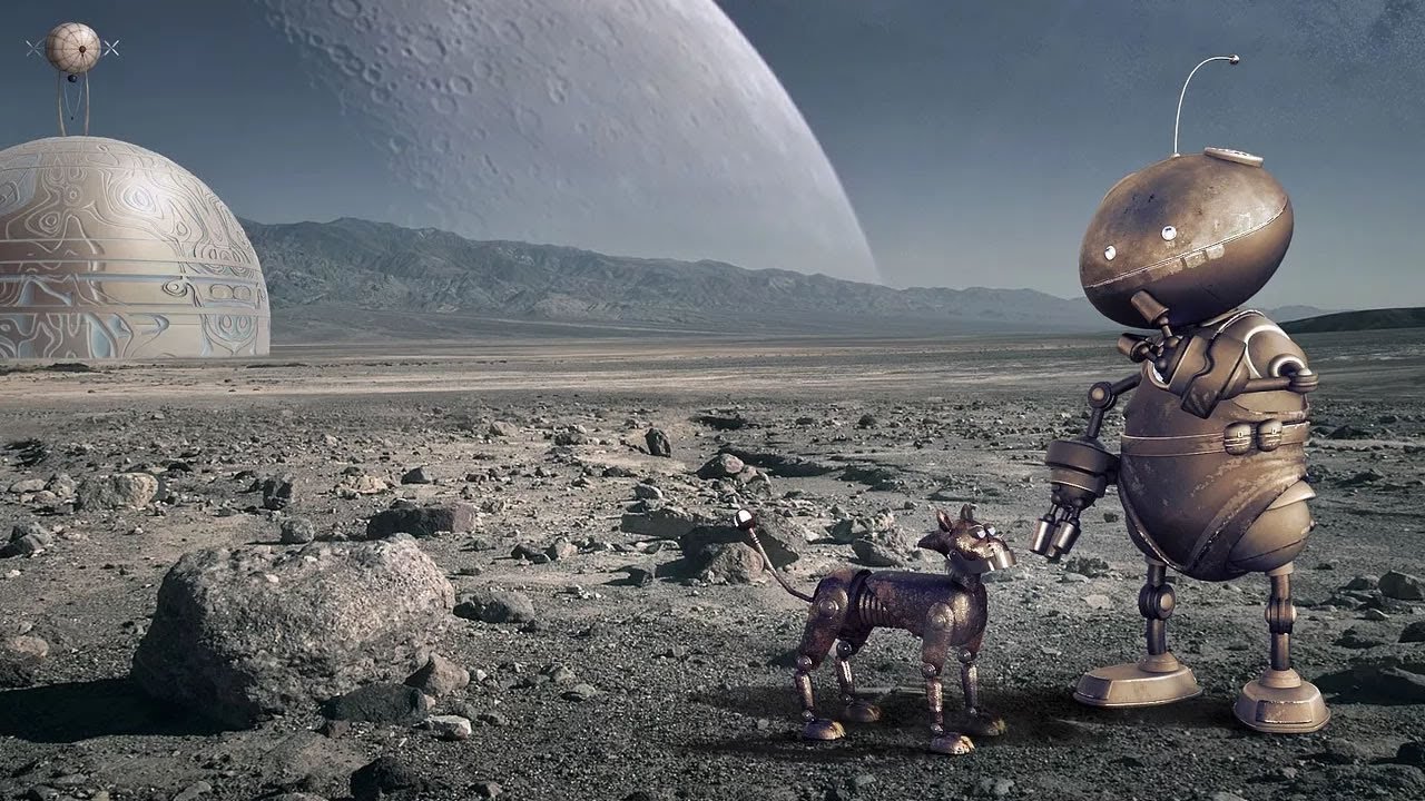 China quer construir colônia na Lua povoada com robôs - YouTube