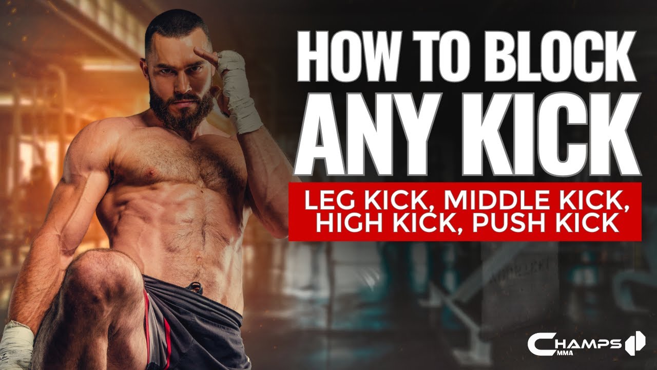 How to defend against any kick - Leg kick, Middle Kick, High Kick, Push ...