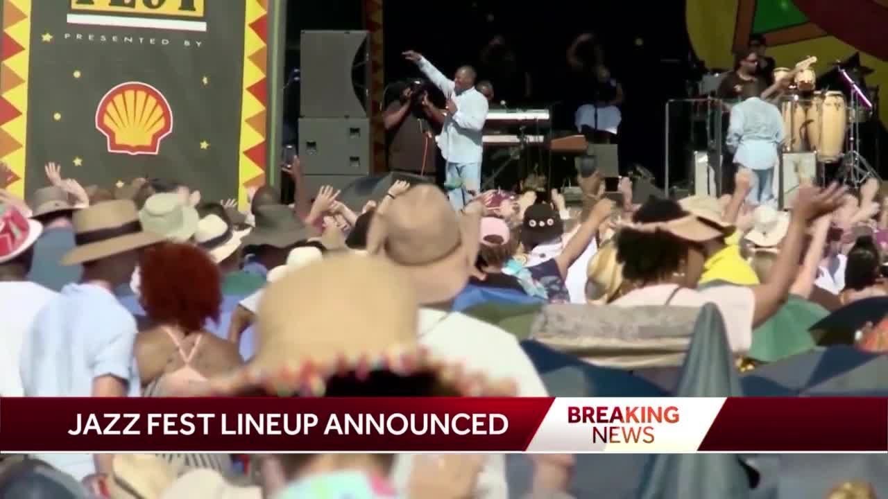 Jazz Fest lineup announced - YouTube