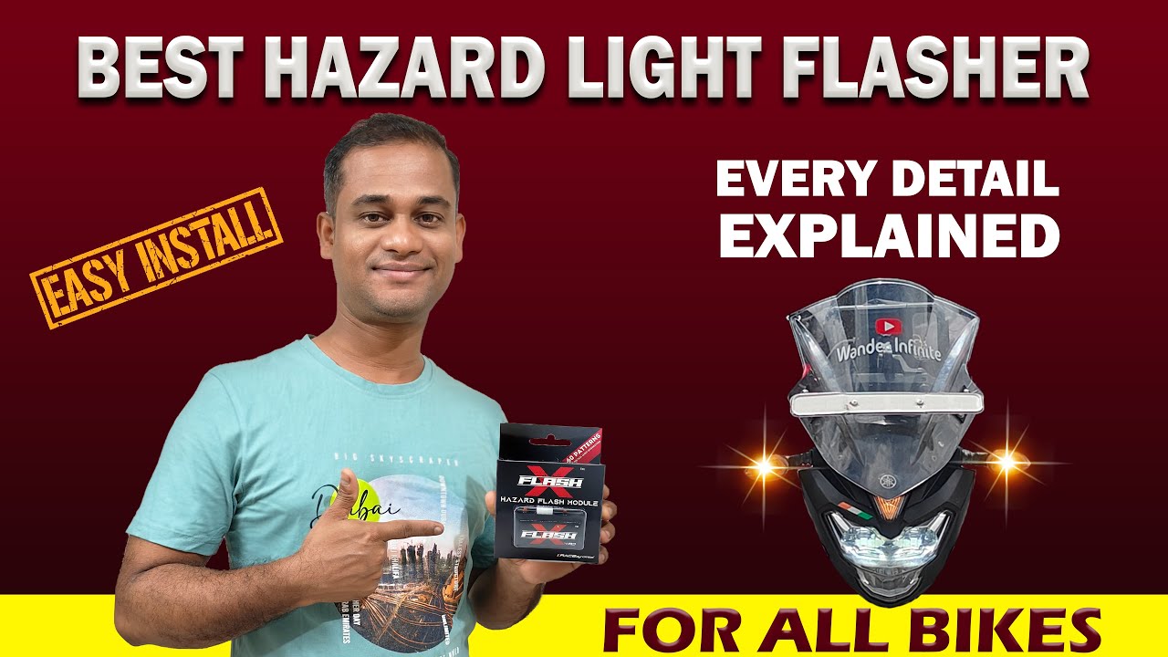 Hazard Light Flasher for All Bikes | Flash X | @RaceDynamicsIndia ...