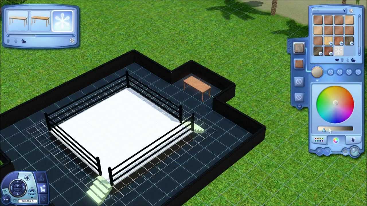 How to: Build a Wrestling Ring in The Sims 3 - YouTube