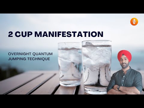 🌟 OVERNIGHT LAW OF ATTRACTION MANIFESTATION TECHNIQUE - Two Cup method ...