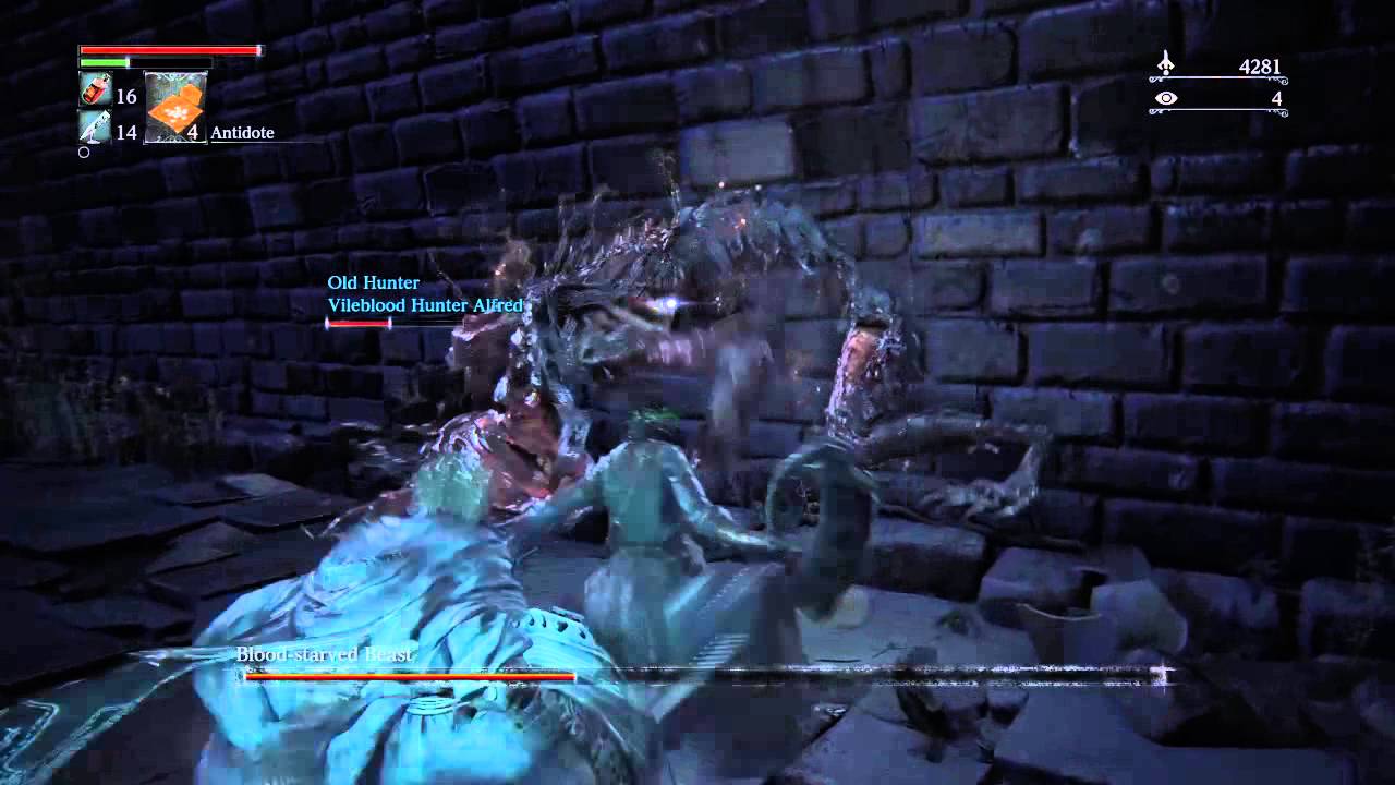 Bloodborne boss fight 3 - YouTube