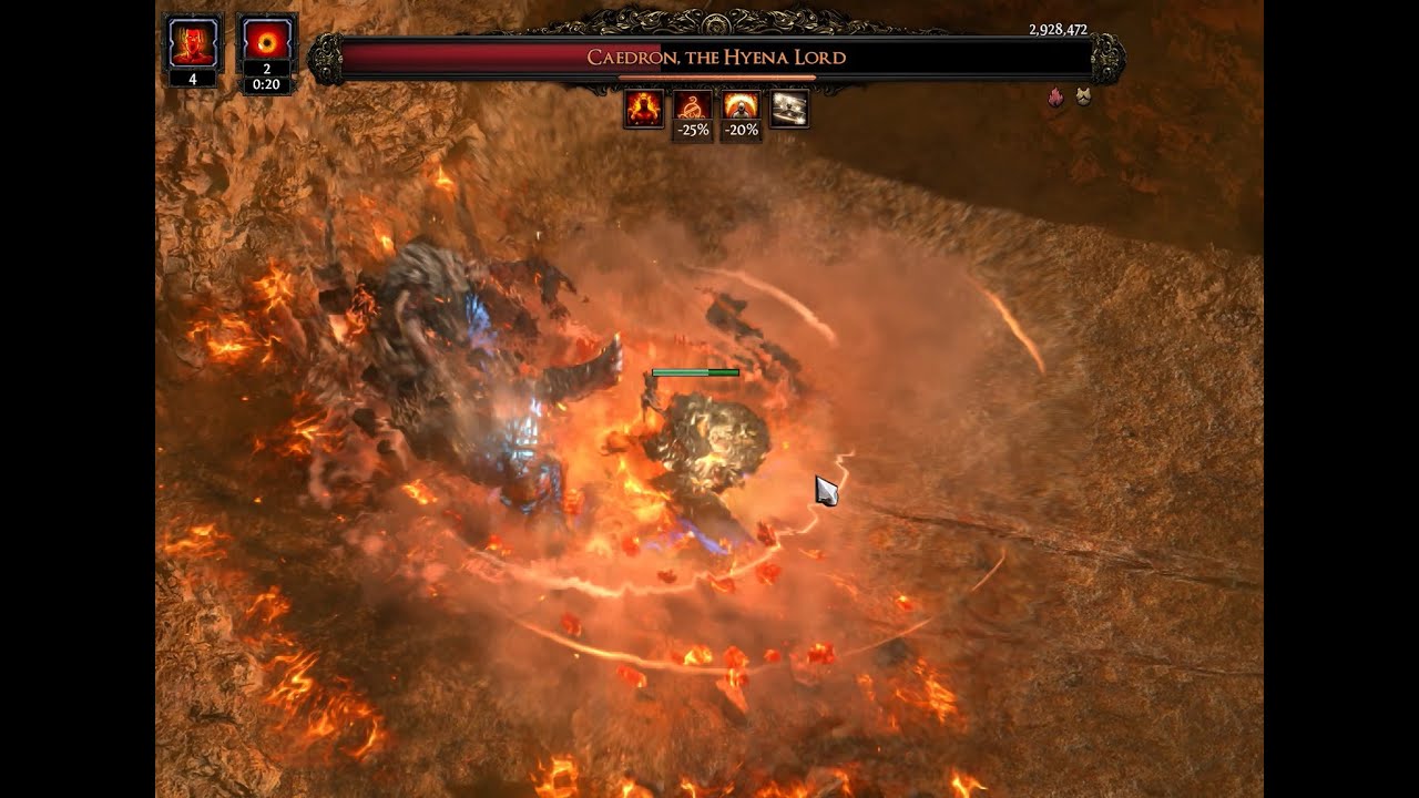 POE2 Warbringer Magma Barrier 3M skill dmg and 2M ignite dmg T15 ...