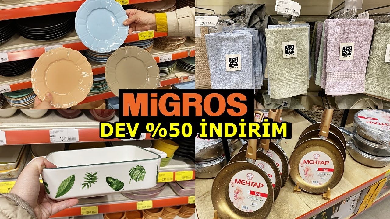 MİGROS'DA DEV İNDİRİM ️/ %50 İNDİRİMLER ️/ ŞOK OLACAKSINIZ/ YEPYENİ ...