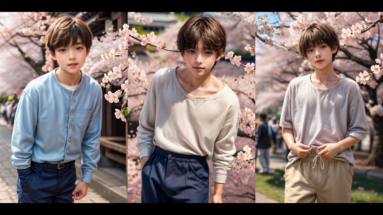 [4k/Ai] Ai cute boy lookbook , handsome cute - YouTube